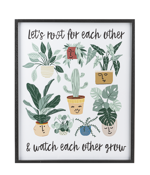 "Let's Root for Each Other" Plant Wall Decor by Ganz CB178325 – Coen's ...