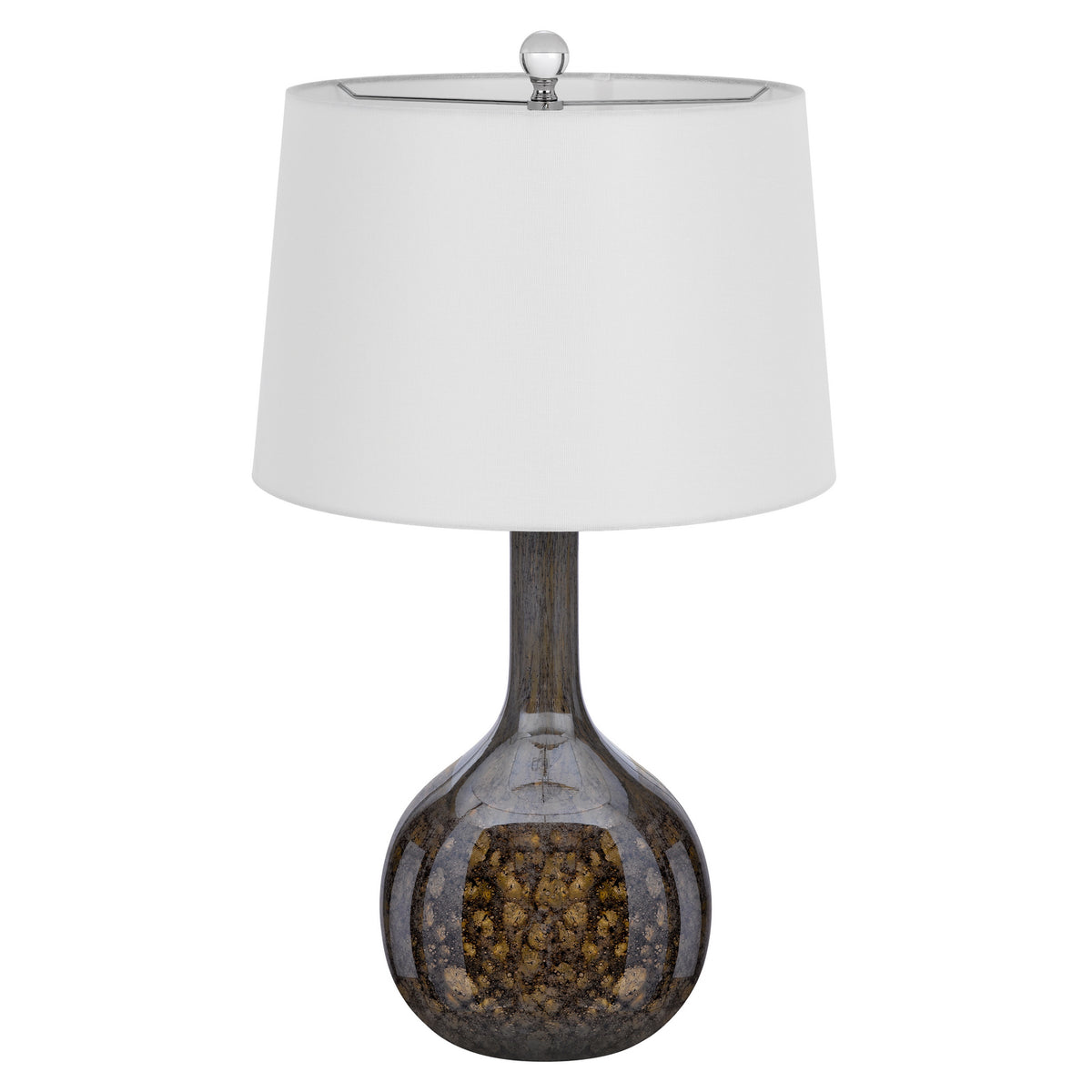Gourd Style Glass Table Lamp by Cal Lighting BO-3138TB-2-AGL Antique G ...