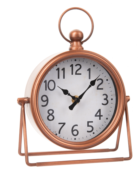 Copper Desk Clock by Ganz CB180882 – Coen's Home Furnishings