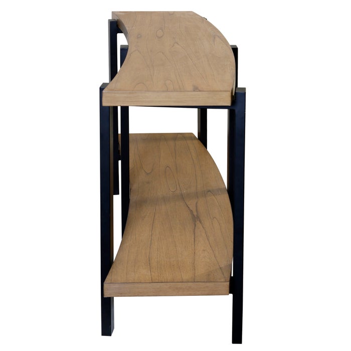 Natural & Ebony Curved Console Table by StyleCraft – Coen's Home ...